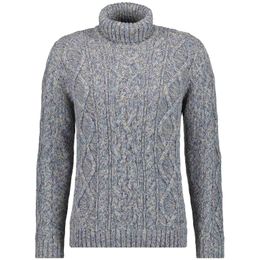 Ragman Herren Rollkragenpullover, grau, Gr. XXXL, 100% Baumwolle, Pullover