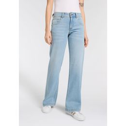 Herrlicher Damen Bootcut-Jeans "Edna Denim Comfort", blau, Gr. 33, Denim/Jeans, Obermaterial: 98% Baumwolle, 2% Elasthan, Jeans