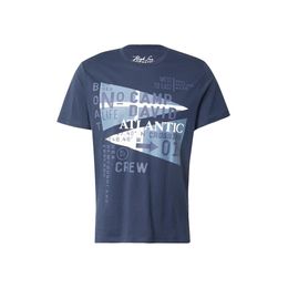 CAMP DAVID T-Shirt Herren Gr&ouml;&szlig;e XXXL navy / taubenblau / wei&szlig;