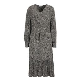 MSCH COPENHAGEN Kleid 'Callia' Damen Größe 40 azur / oliv / schwarz Winterkleid
