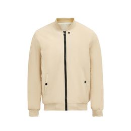 HOBUS Jacke Herren Gr&ouml;&szlig;e M beige / schwarz