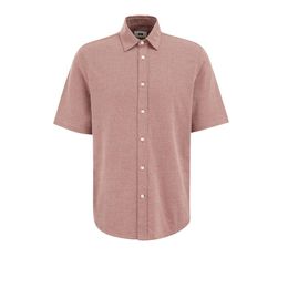 WE Fashion Button Up Shirt male Red size S