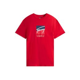 Tommy Jeans T-Shirt Herren Gr&ouml;&szlig;e S navy / rot / hellrot / wei&szlig;