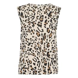 PART TWO Top 'TessiePW' Damen Größe S hellbeige / pueblo / schwarz
