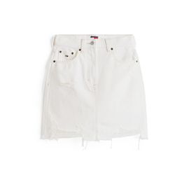 Tommy Jeans Rock Damen Größe 34 white denim