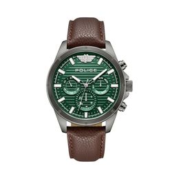 Police Analog Watch 'Malawi' male Brown size One Size