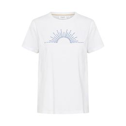 Saint Tropez T-Shirt 'SZKanva' Damen Gr&ouml;&szlig;e M blau / wei&szlig;