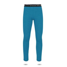 Normani Sportunterwäsche 'Mackay' Jungen Größe 122/128 blau / schwarz / weiß