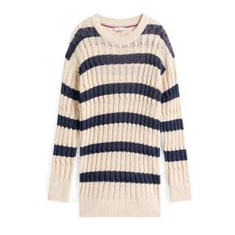 Tommy Hilfiger Pullover Damen Gr&ouml;&szlig;e L beige / marine