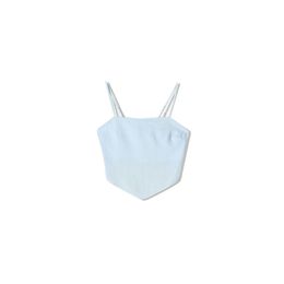 Bershka Top female Blue size XS