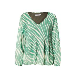 ZABAIONE Bluse 'Ja44na' Damen Größe M grasgrün / offwhite
