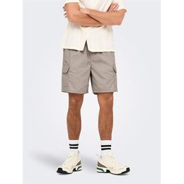 Only & Sons ONLY & SONS Shorts "Kal" in Taupe - 46% | Gr&ouml;&szlig;e M | Herren-plussize