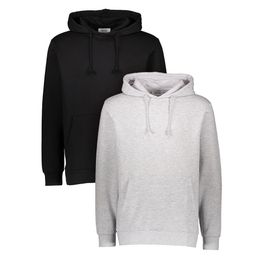 Only & Sons ONLY & SONS 2er-Set : Hoodies in Schwarz/ Grau - 53% | Größe XL | Herren-sweatshirts-jacken