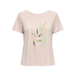 Only Shirt "Free Life" in Rosa - 55% | Größe XL | Damen-tops