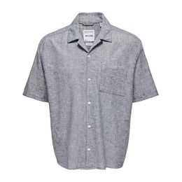Only & Sons ONLY & SONS Hemd "Caiden" in Grau - 60% | Gr&ouml;&szlig;e L | Herren-plussize