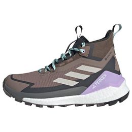 adidas terrex Boots 'Free Hiker 2.0' Damen Größe 44 schoko / brokat / lavendel / weiß