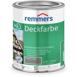 Remmers Deckfarbe dunkelgrau, 0,75 l