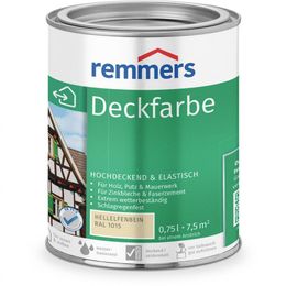 Remmers Deckfarbe hellelfenbein RAL 1015, 0,75 l