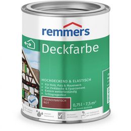 Remmers Deckfarbe skandinavisch rot, 0,75 l