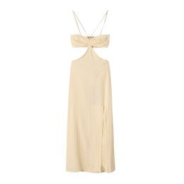 Bershka Dress female Beige size XS