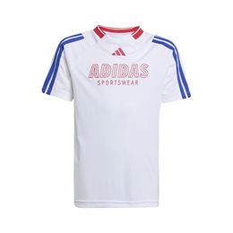 adidas Sportswear Funktionsshirt 'House Of Tiro' Jungen Größe 128 blau / rot / weiß