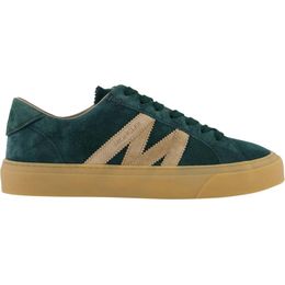 Moncler Low-Top Sneaker - Heren Monaco2 Low Top Sneakers - Gr. 40 (EU) - in Gr&uuml;n - f&uuml;r Damen