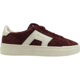 Santoni Low-Top Sneaker - Sneaker DBS1 bordeaux - Gr. UK_6 - in Braun - f&uuml;r Damen