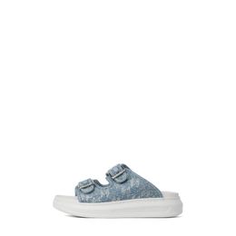 K by KARL LAGERFELD Karl Lagerfeld Pantolette 'Kapri' Damen Gr&ouml;&szlig;e 37 blue denim / silber