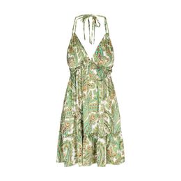 ebeeza Kleid 'Spring Summer' Damen Größe 36 türkis / kiwi / altrosa / weiß Winterkleid