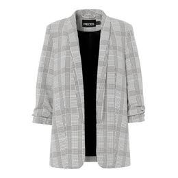 Pieces Blazer 'PCBOSELLA' female size 40 Grey / Black / White