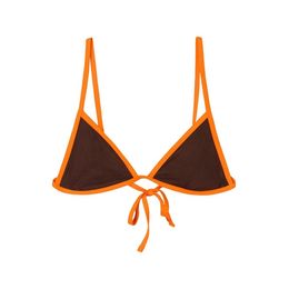 Bershka Bikini Top female Brown size L
