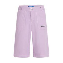 KARL LAGERFELD JEANS Shorts Damen Gr&ouml;&szlig;e 40 lavendel / schwarz