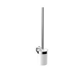 Emco Round Toilettenbürstengarnitur 431500100 chrom, Behälter Kunststoff, Griff chrom