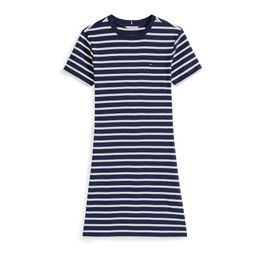 Tommy Hilfiger Kleid 'NEW CODY' Damen Gr&ouml;&szlig;e 32 marine / wei&szlig; Winterkleid