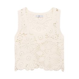 Mango Top 'GARDEN' Damen Gr&ouml;&szlig;e XL ecru