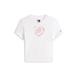 Tommy Jeans Shirt 'Heart' female White size XS