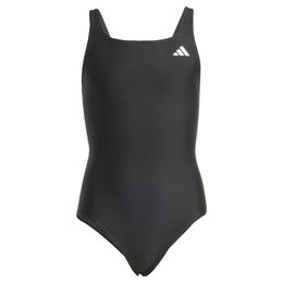 adidas Performance Sportbadeanzug 'V-back Swimsuit' M&auml;dchen Gr&ouml;&szlig;e 140 schwarz / wei&szlig;