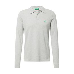 United Colors Of Benetton Shirt Herren Gr&ouml;&szlig;e L graumeliert / jade