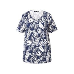 Ulla Popken Shirt female Blue size 62-64