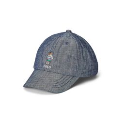 Polo Ralph Lauren Cap Jungen Gr&ouml;&szlig;e 54/55 aqua / blaumeliert / brokat / hellgrau