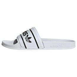 adidas originals Badeschuh 'Adilette' Damen Größe 44.5/45 schwarz / weiß