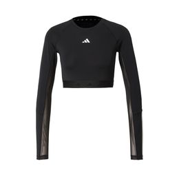 adidas Performance Funktionsshirt 'Hyperglam' Damen Gr&ouml;&szlig;e XXS schwarz / wei&szlig;