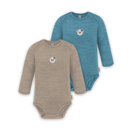 Normani Romper/Bodysuit 'Auckland' boy Beige, Blue size 86