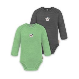 Normani Romper/Bodysuit 'Auckland' boy Grey, Green size 86