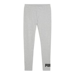 Puma Leggings 'Ess No. 1' Damen Gr&ouml;&szlig;e XS hellgrau / schwarz