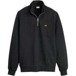 Levi's Levi's 'Original Housemark Quarter-Zip Pullover' Herren Gr&ouml;&szlig;e XS rot / schwarz / wei&szlig;