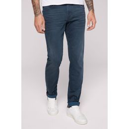 Regular-fit-Jeans CAMP DAVID, Herren, Gr. 36, L&auml;nge 32, blau (grau blau), Material: 98% Baumwolle, 2% Elasthan, Abriebeffekte, regular fit, Jeans, mit hoher Leibh&ouml;he