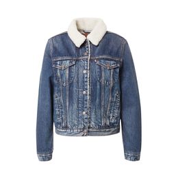 Levi's Levi's 'Original Sherpa Trucker Jacket' Damen Gr&ouml;&szlig;e XL dunkelblau / wollwei&szlig; Sommerjacke