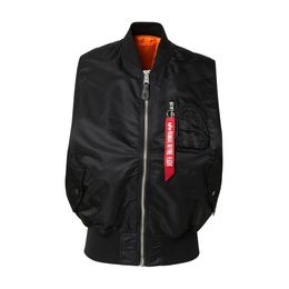 Alpha Industries Weste 'MA-1' Herren Gr&ouml;&szlig;e XS rot / schwarz / offwhite
