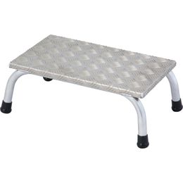 Trittleiter Krause "STABILO", silber (silberfarben), B:36cm H:59cm, Aluminium, Leitern